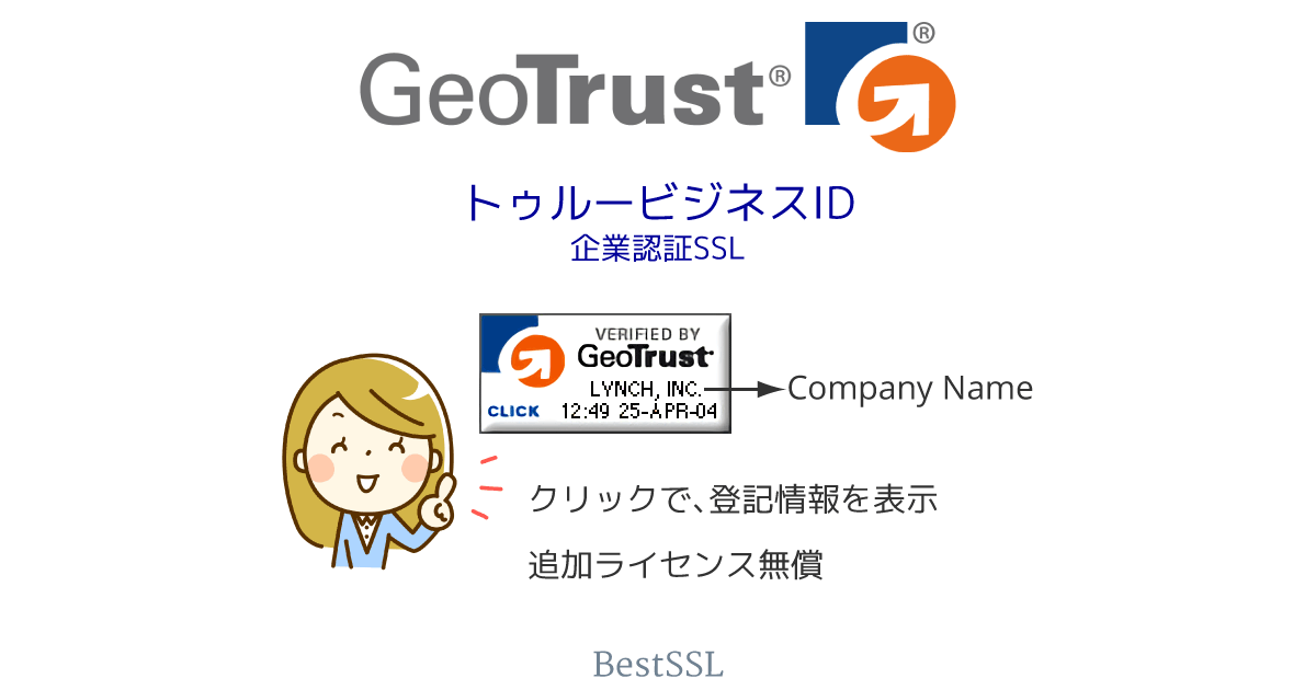 GeoTrust トゥルービジネスID | BestSSL